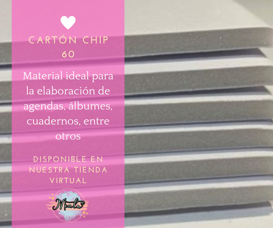 CARTÓN CHIP 60 TAMAÑO CARTA 23X29 CMS – Tienda Menta